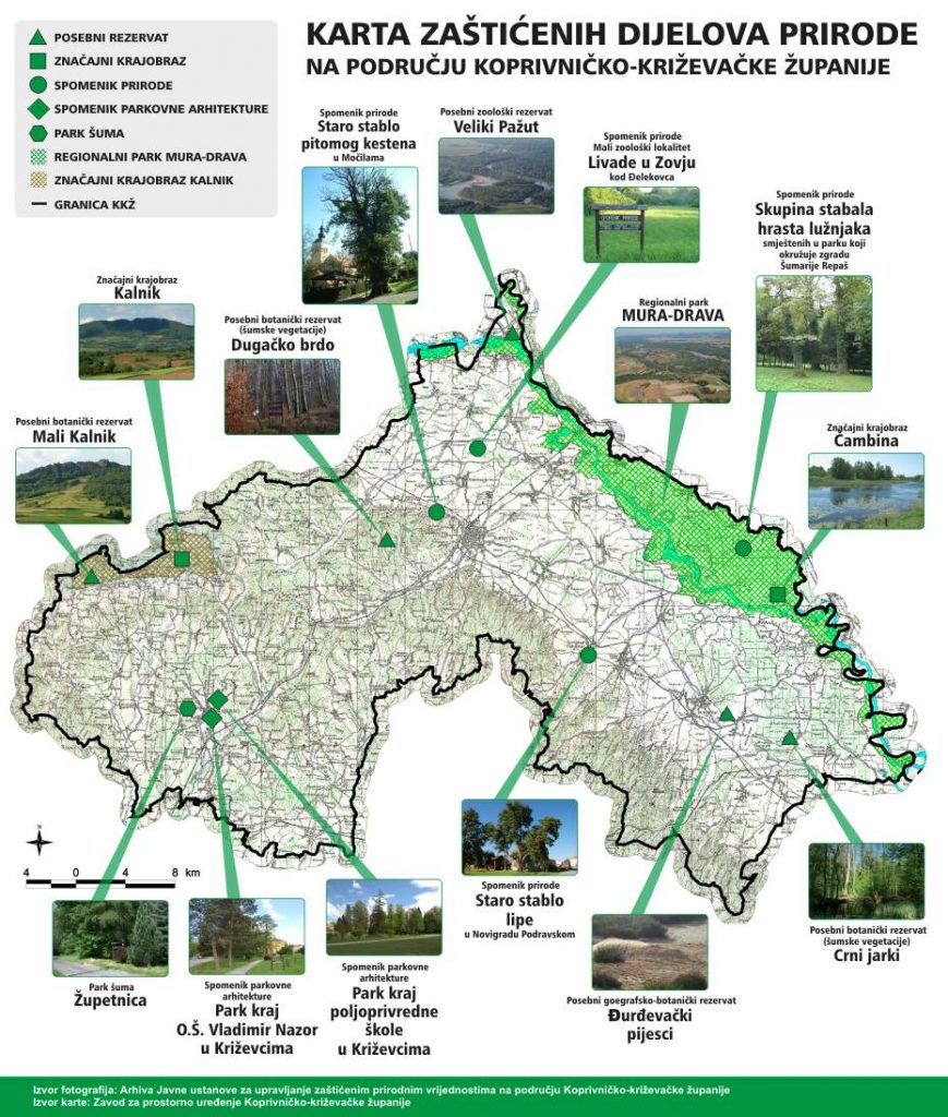 Mapa zaštićenih područja
